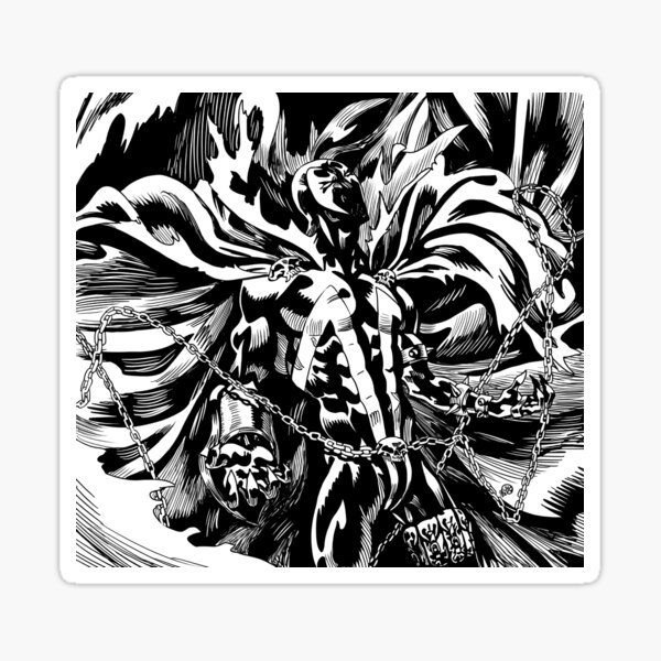 "SuperHero Spawn - Team Hell/Gift For Fans" Sticker for Sale by GloriaRomerot | Redbubble