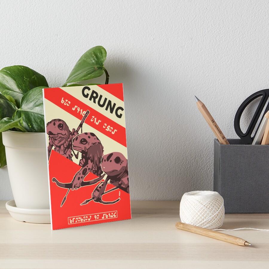 "DnD Grung Propaganda Poster" Poster for Sale by LiamComaskey | Redbubble