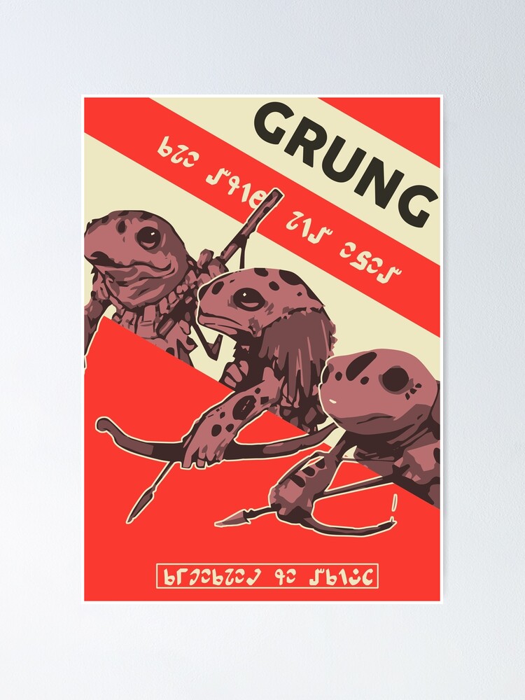 "DnD Grung Propaganda Poster" Poster for Sale by LiamComaskey | Redbubble