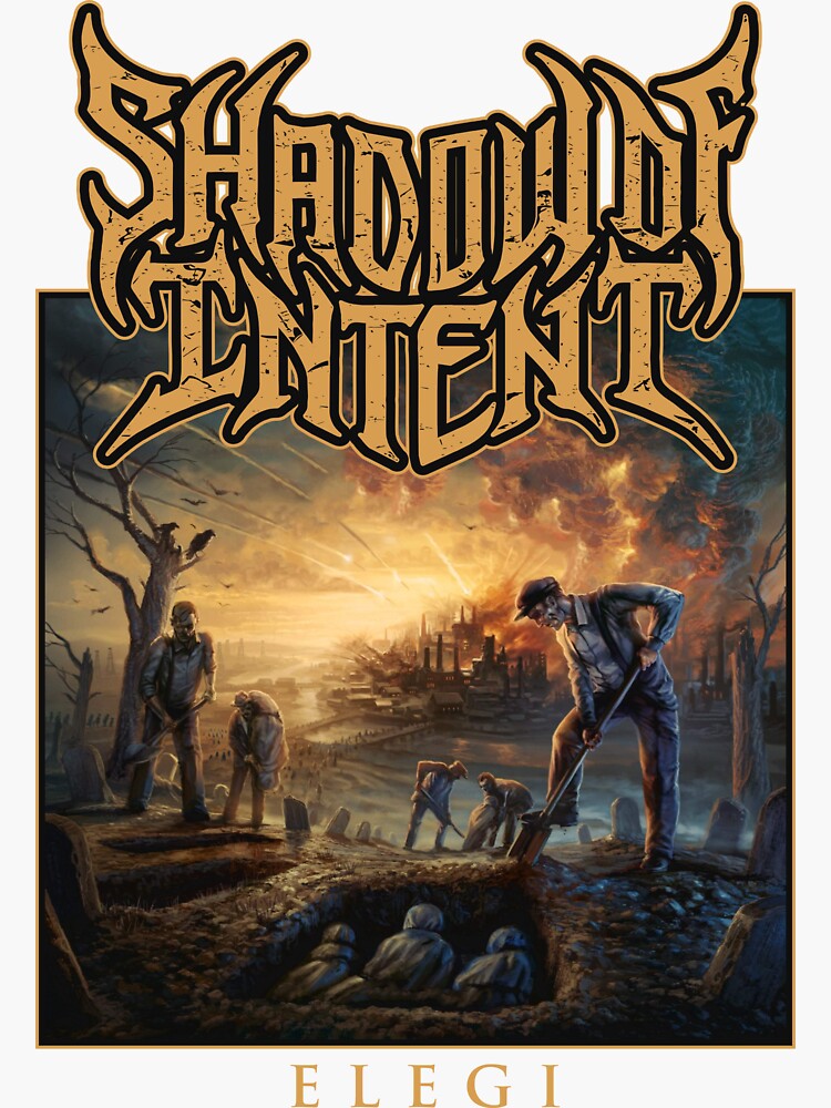 "SHADOW OF INTENT - BAND" Sticker for Sale by Sigreimann | Redbubble
