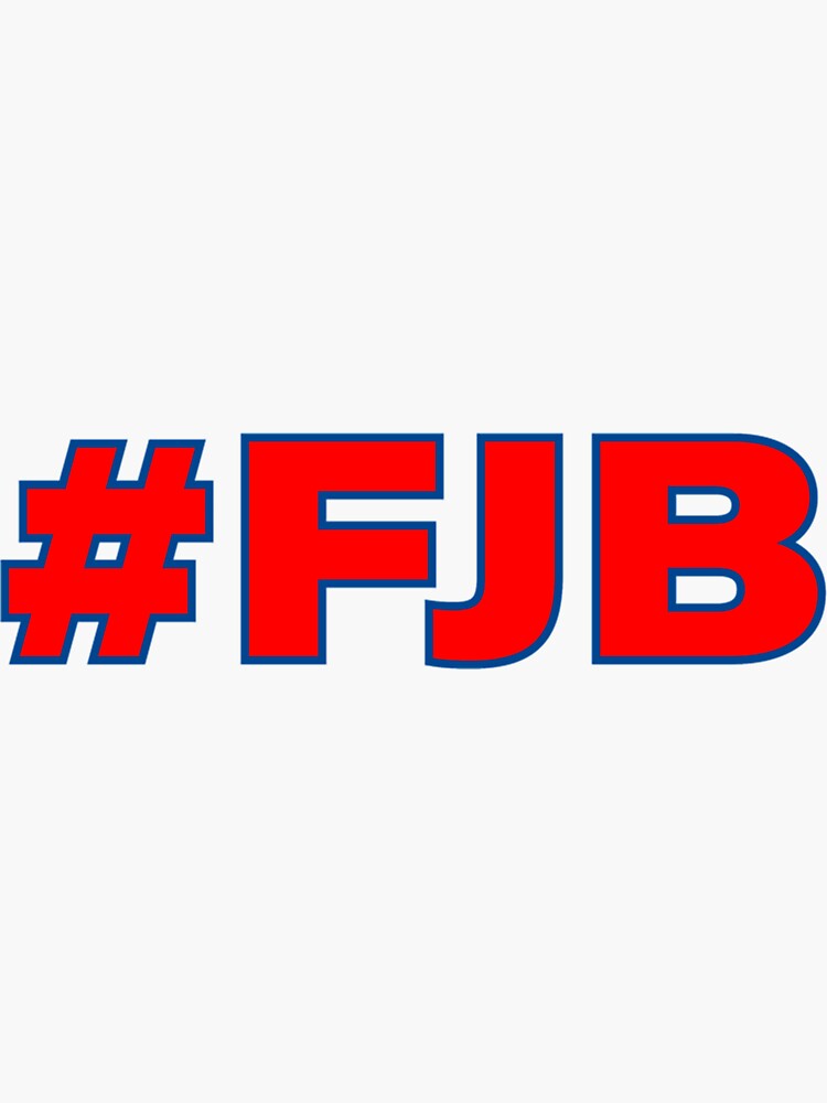 "fjb " Sticker for Sale by Markayshier2 | Redbubble