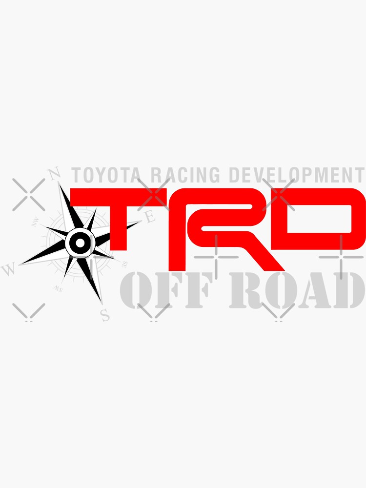 "TRD Off Road Compass" Sticker for Sale by LastLineinBlue | Redbubble
