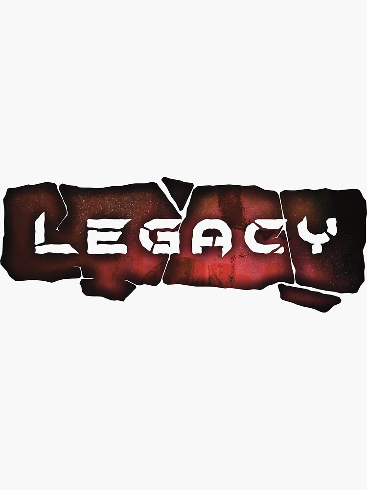 "Red Legacy" Sticker for Sale by Evxrett | Redbubble
