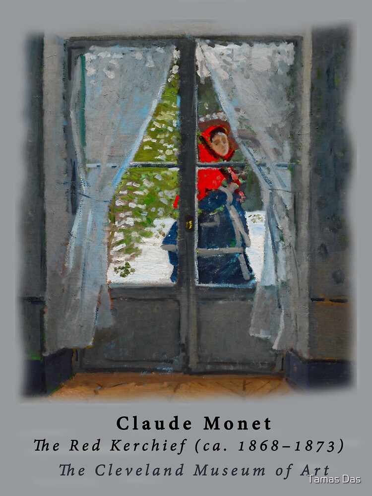 "The Red Kerchief Painting by Claude Monet" Sticker for Sale by sibudas ...