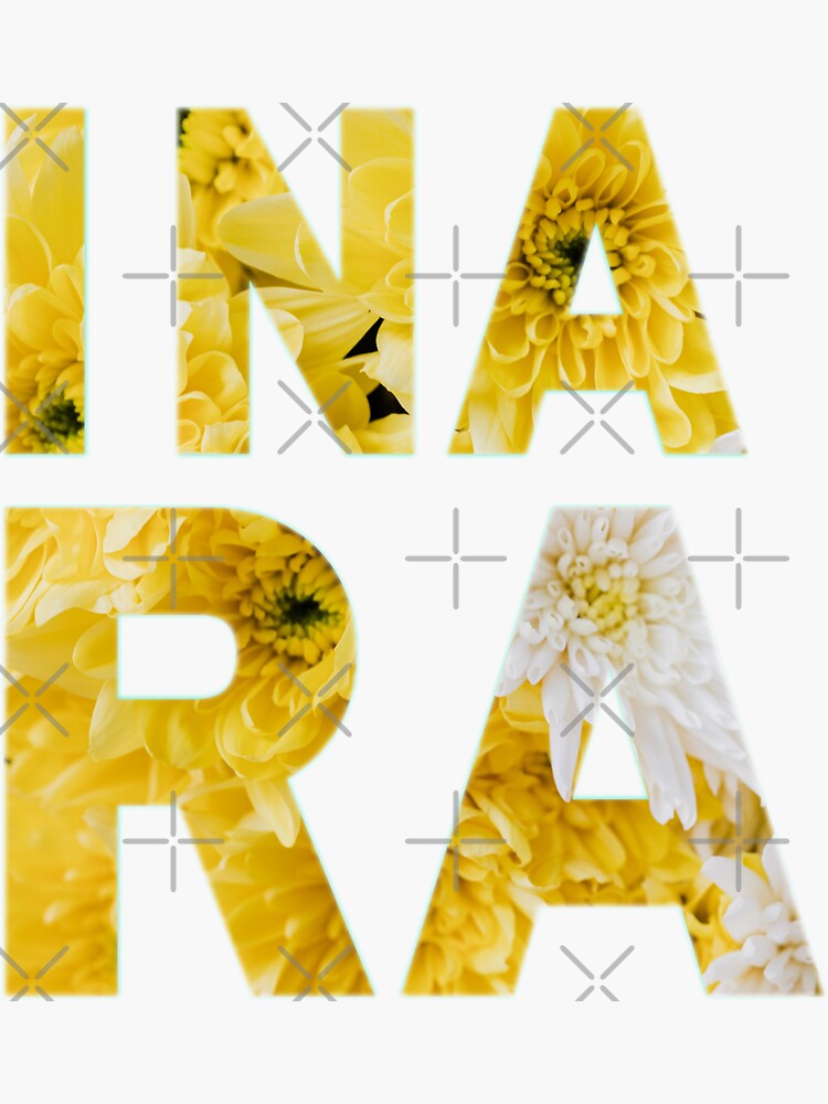 "Inara Name (Enlightenment)" Sticker for Sale by HijabieUkhty | Redbubble