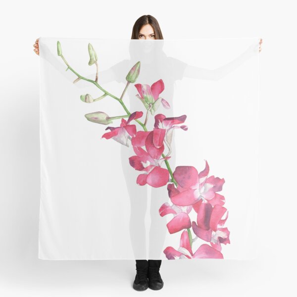 "Singapore Orchid" Scarf for Sale by Louisedemasi | Redbubble