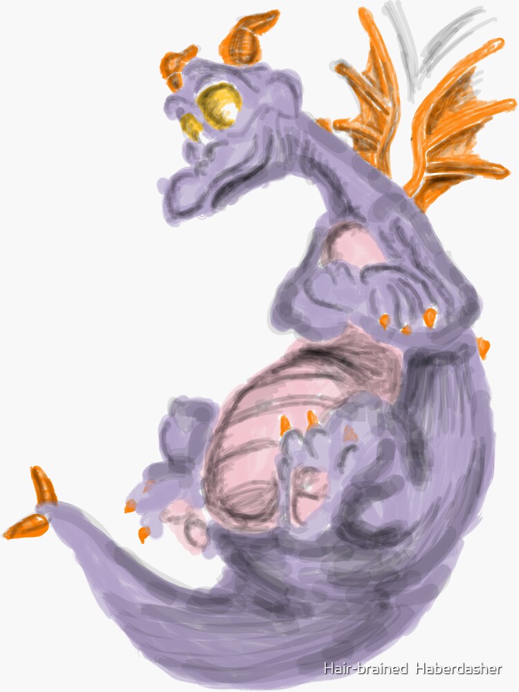 "Watercolor Figment " Sticker for Sale by Natedagrr8 | Redbubble