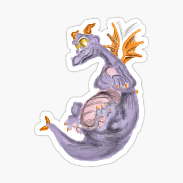 "Watercolor Figment " Sticker for Sale by Natedagrr8 | Redbubble