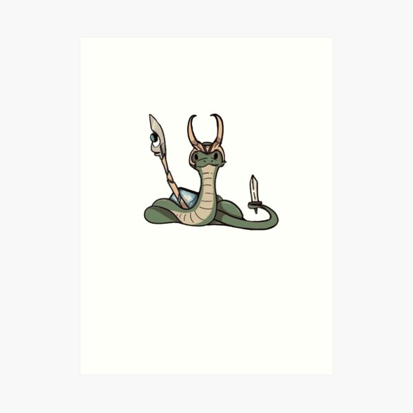 "Loki Snake varient" Art Print for Sale by heroesverce | Redbubble