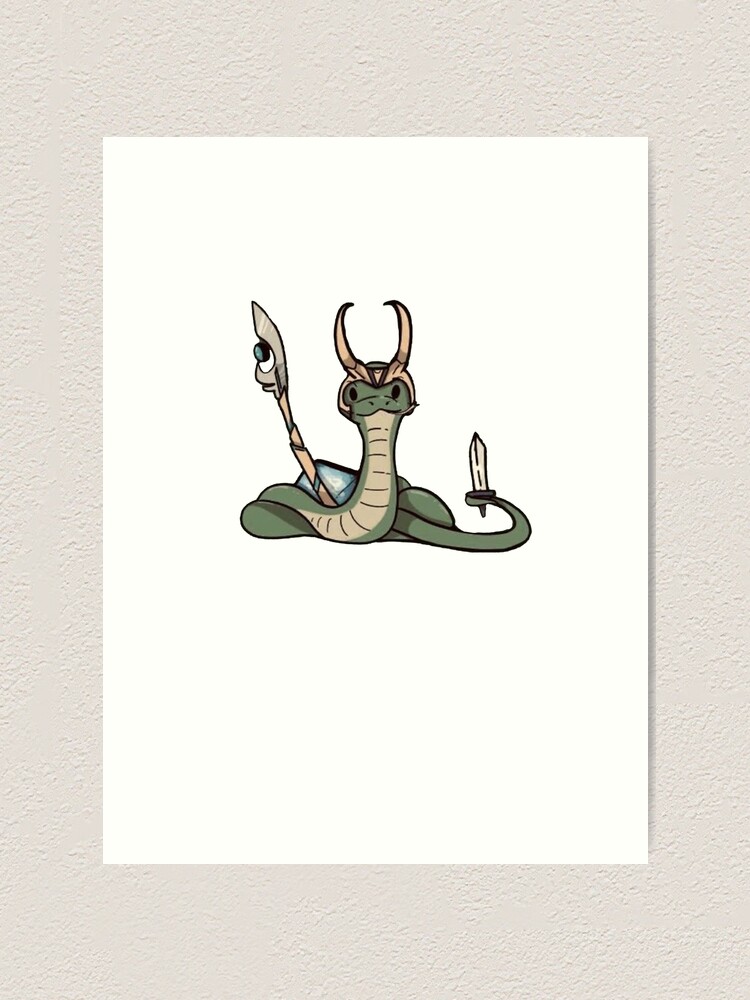 "Loki Snake varient" Art Print for Sale by heroesverce | Redbubble