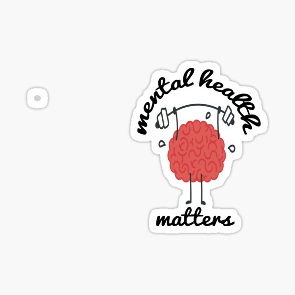 "Mental health matters - depression - anxiety - ocd" Sticker for Sale ...
