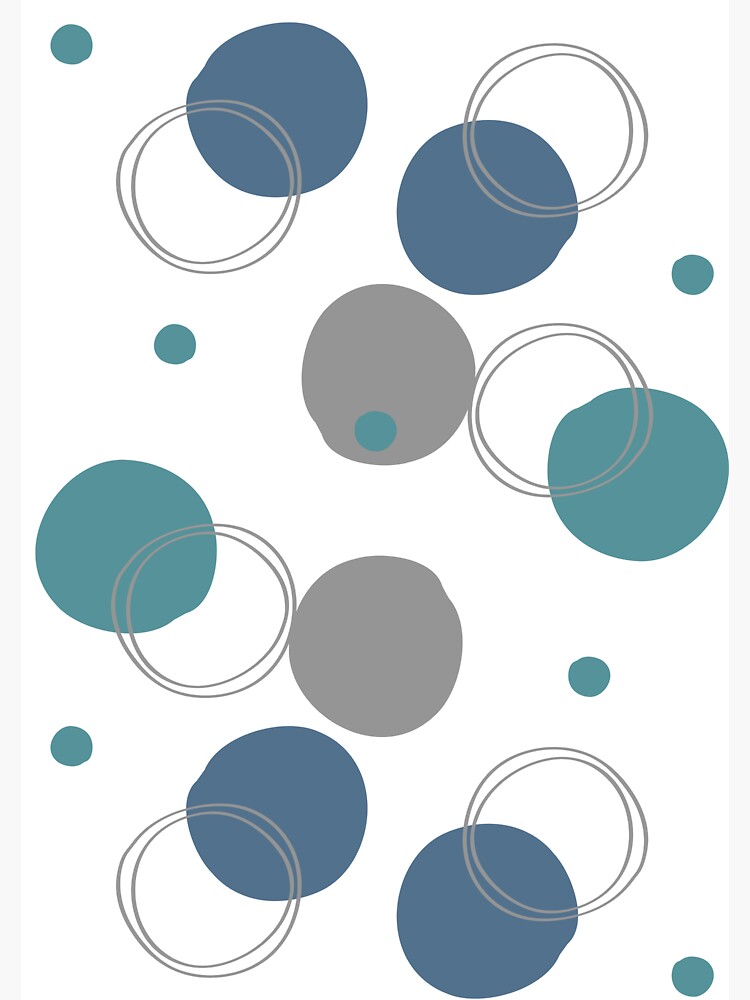 "Circle patterns -Blue and Grey" Sticker for Sale by noiramcreates ...