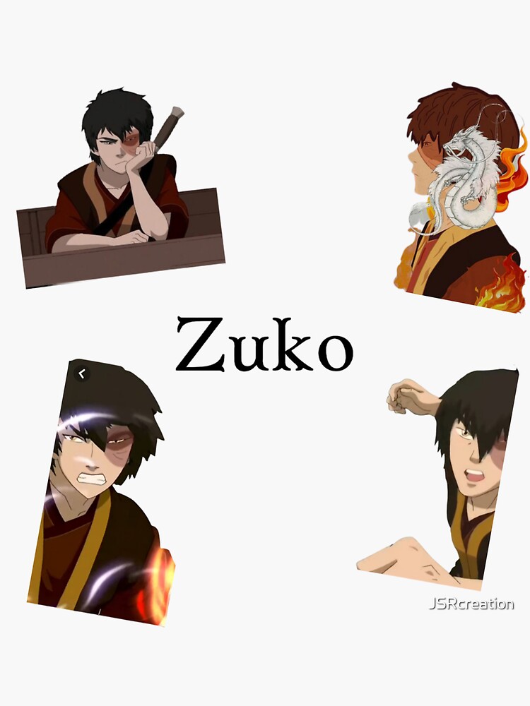 "Prince zuko avtar airbender" Sticker for Sale by JSRcreation | Redbubble