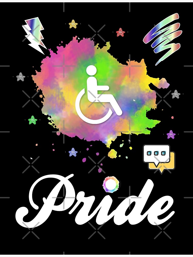 "Disability Pride" Poster for Sale by MrJArts | Redbubble