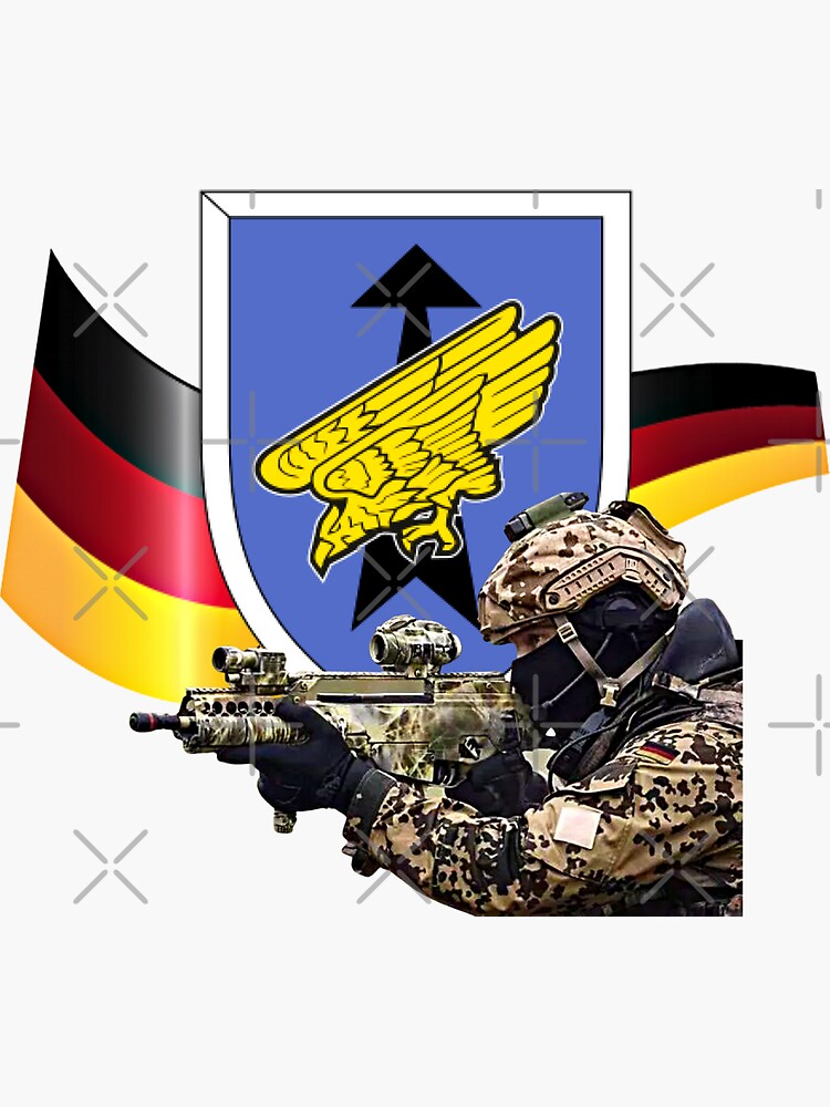 "GERMAN MILITARY KSK BANNER" Sticker for Sale by coffeecountyjim ...