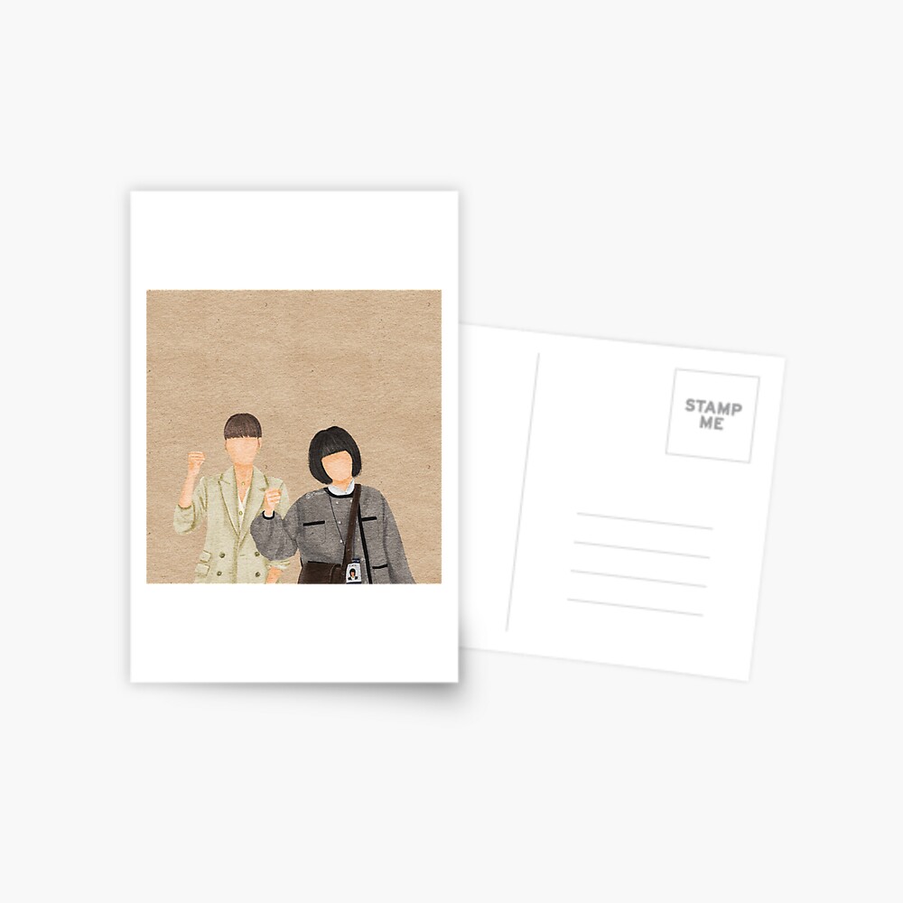 Extraordinary Attorney Woo Woo Young Woo And Choi Su Yeon Postcard For Sale By Kimmumii