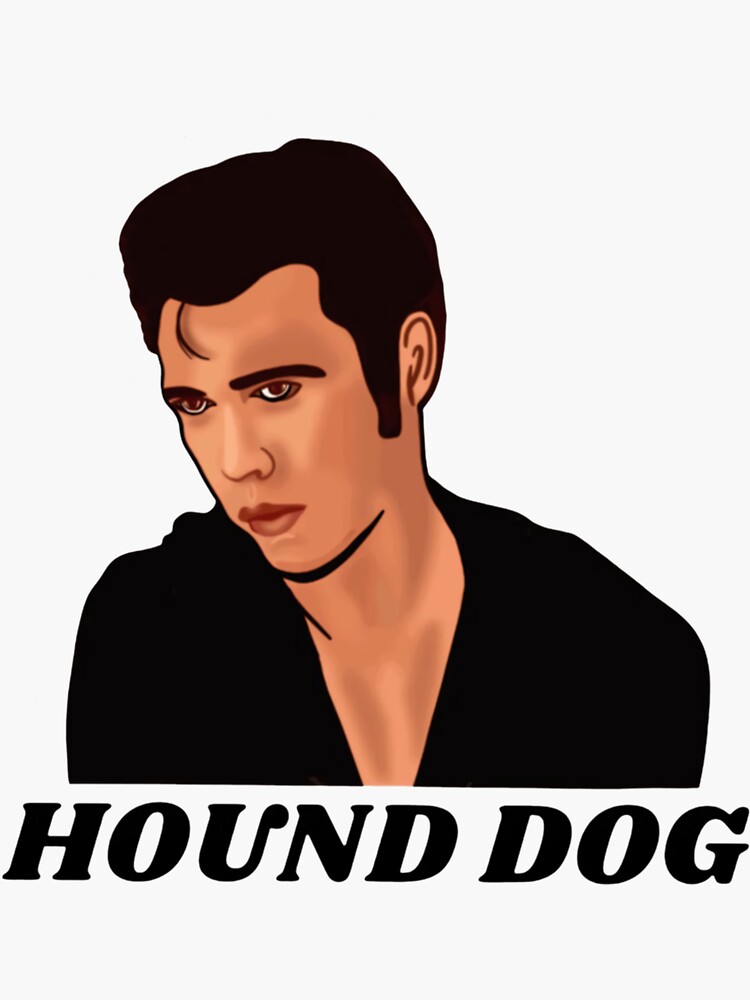 "AUSTIN BUTLER Hound Dog " Sticker for Sale by PDZShirts66 | Redbubble