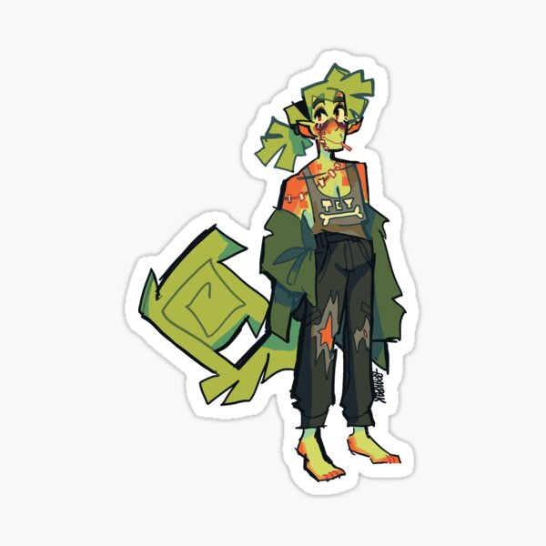 "zombie square" Sticker for Sale by Brakenym | Redbubble