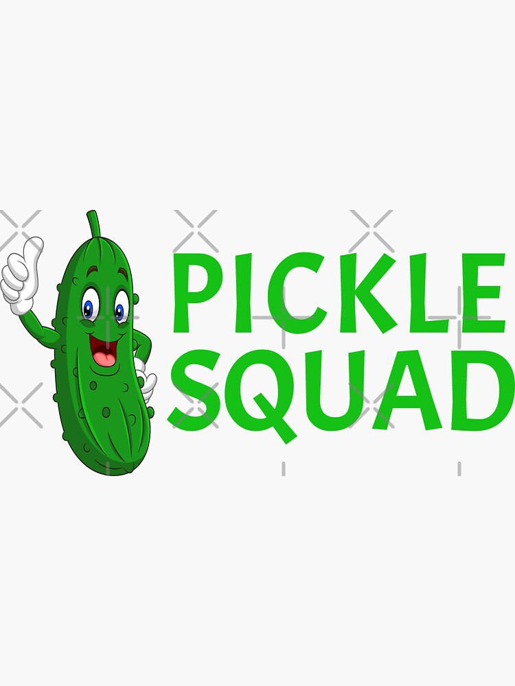"Cute Dill Pickle Vegan Pickle Squad Unique " Sticker for Sale by ...