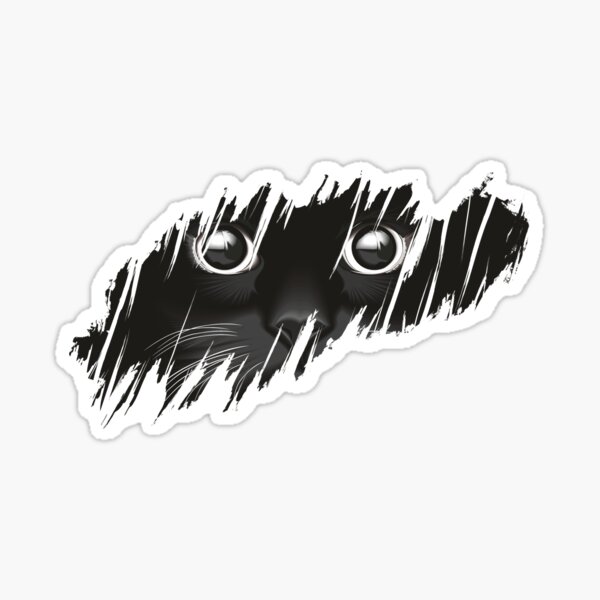"Cat eyes" Sticker for Sale by AlexandarBelic | Redbubble