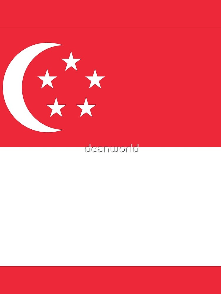 "I Love Singapore - Country Code SG - T-Shirt & Sticker" Drawstring Bag ...