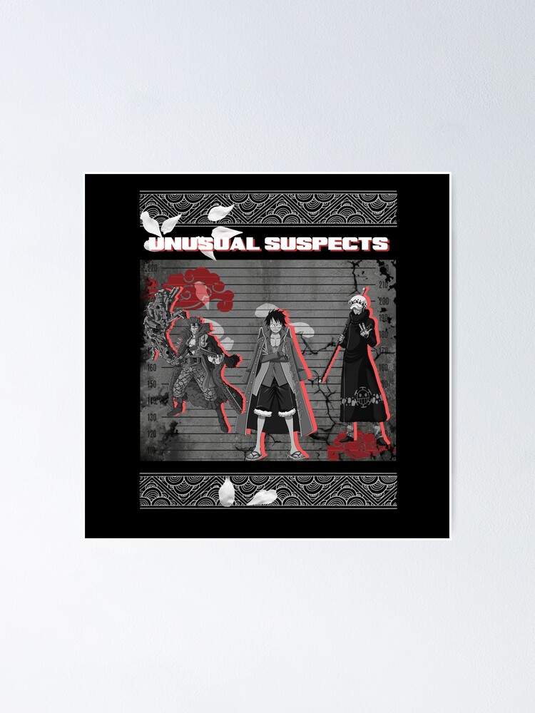 "Unusual suspects | Japanese Art Style | Anime Mugshot | One Piece ...