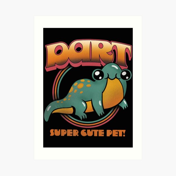 "Stranger Things Dart Cartoon Super Cute Pet" Art Print for Sale by ...