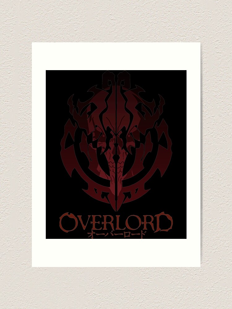 "Anime Overlord Ainz Ooal Gown Crest Sticker" Art Print for Sale by ...