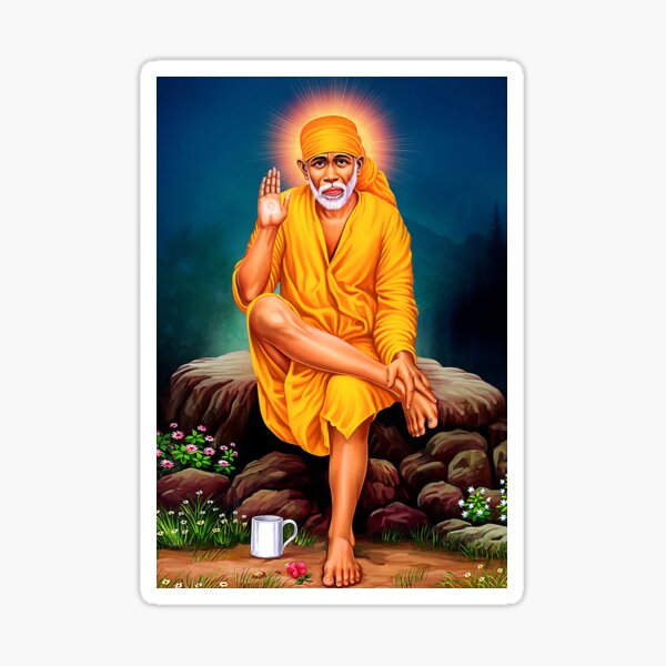 "sihir sai baba" Sticker for Sale by markhaleyo | Redbubble