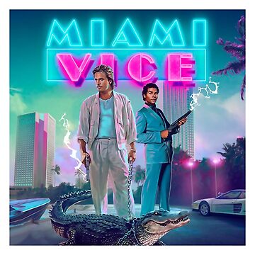 "Miami - Vice Art" Sticker for Sale by MKD1 | Redbubble