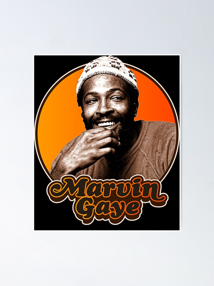 "Marvin Gaye T-ShirtRetro Marvin Gaye Tribute" Poster for Sale by ...