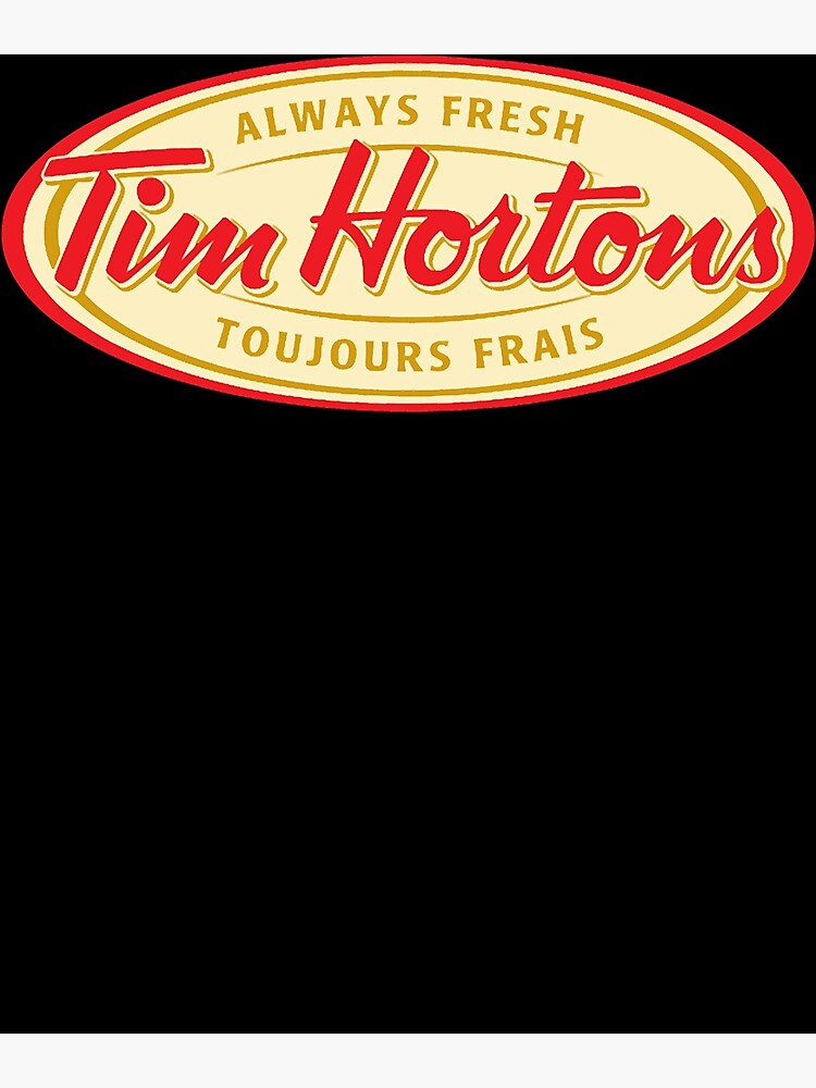 "vintage Tim Hortons logo retro" Poster for Sale by ClarenNiskanen ...