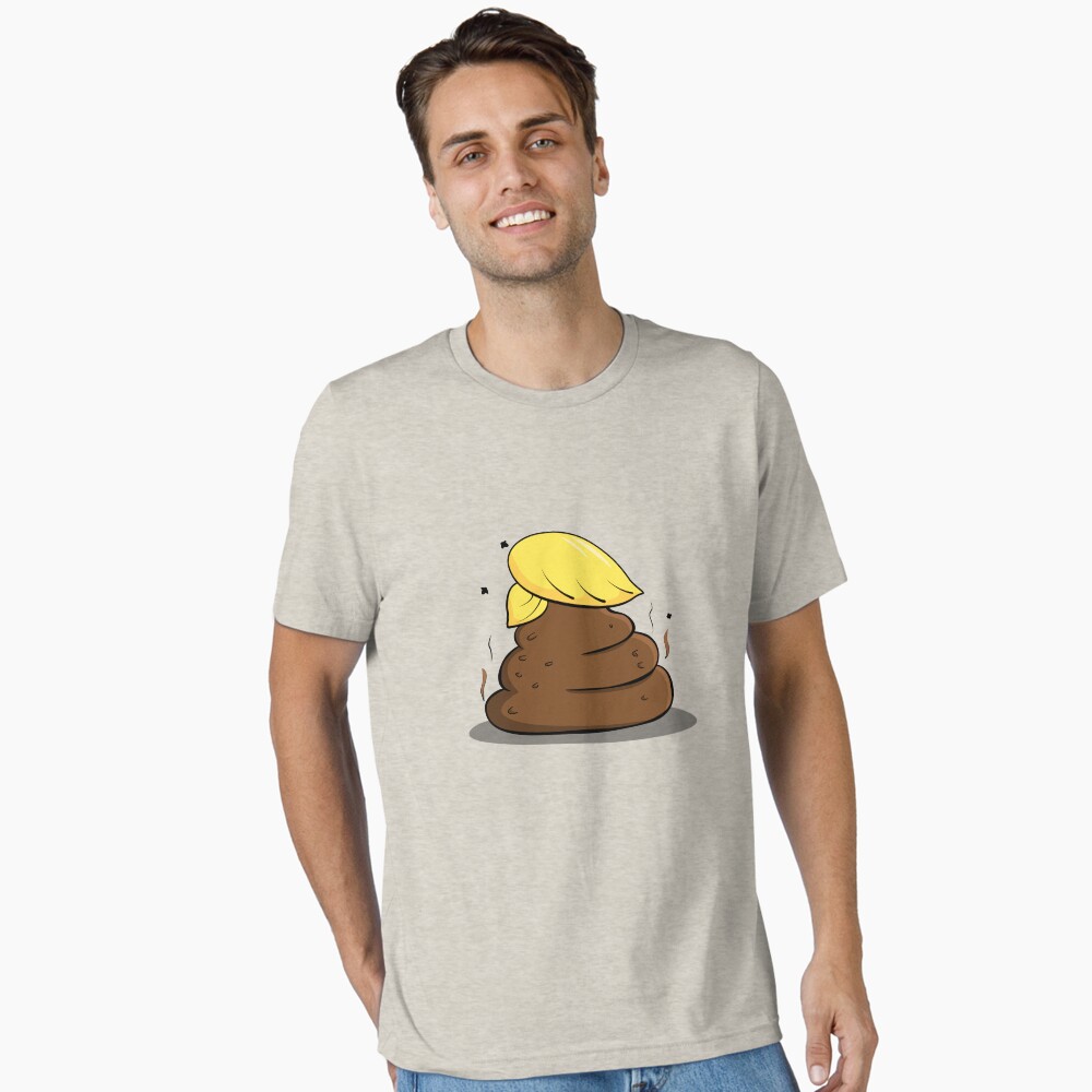 "Donald Trump Poop Cartoon" Poster for Sale by rideawave | Redbubble