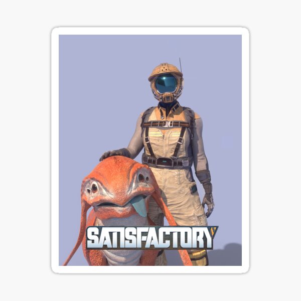 "Satisfactory - Indie Game" Sticker for Sale by CheckeredShoes6 | Redbubble