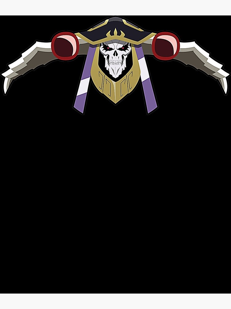 "Overlord Ainz Ooal Gown Simple Vector Sticker" Poster for Sale by ...
