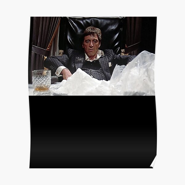 "Scarface Scarface Scarface Scarface Scarface Scarface" Poster for Sale ...