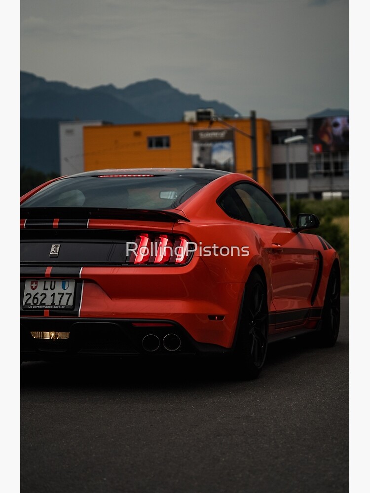 "Shelby GT500 Rear" Poster for Sale by RollingPistons | Redbubble
