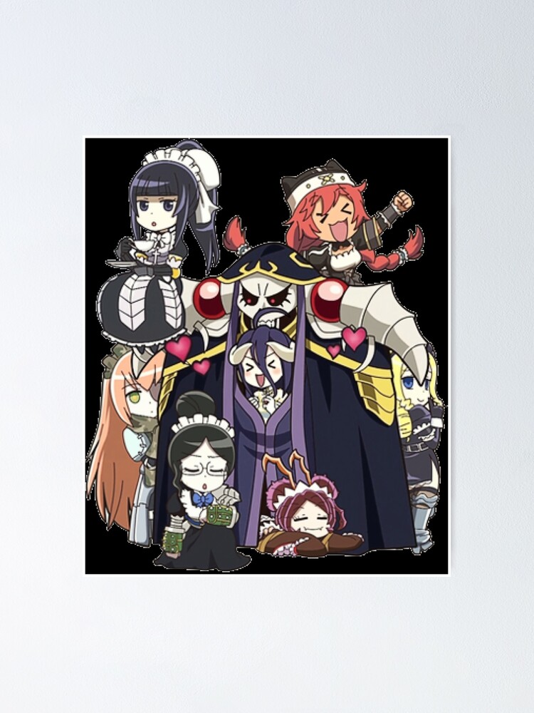 "Overlord - Great Tomb of Nazarick Sticker" Poster for Sale by norabart ...