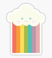 Rainbow Cloud Stickers | Redbubble