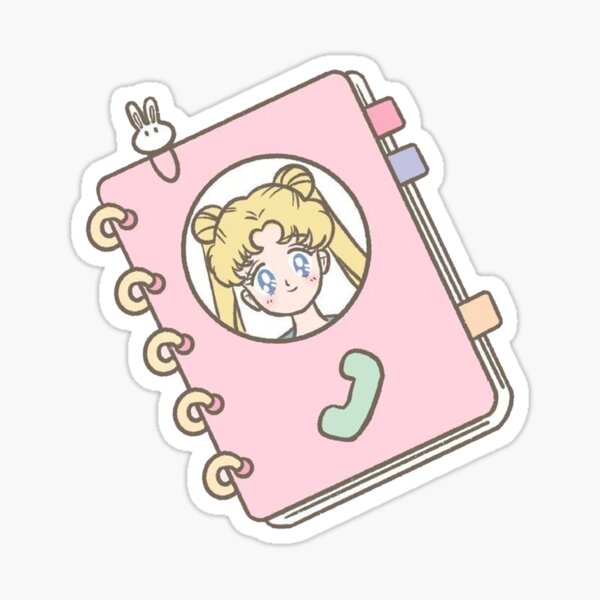 Pegatina «Cuaderno estético» de Anime-Lov3rs | Redbubble