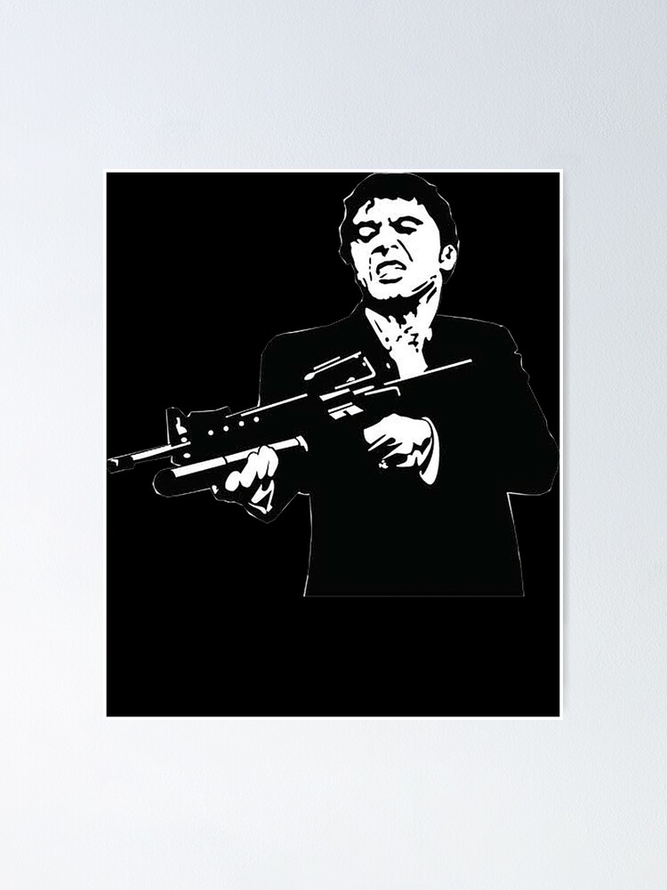 "Scarface Scarface Scarfacee" Poster for Sale by felicenendez | Redbubble