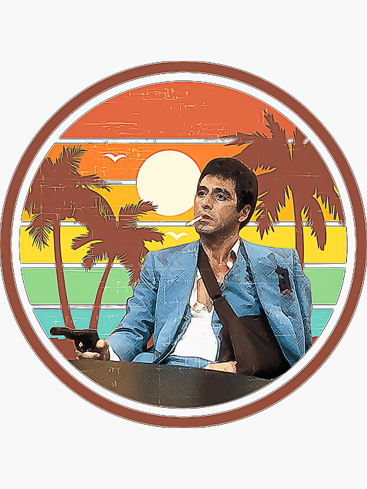 "Scarface vintage Scarface" Sticker for Sale by felicenendez | Redbubble