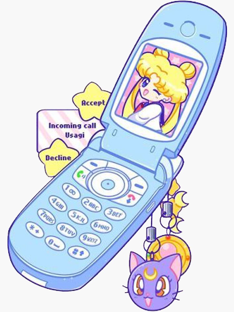"Aesthetic Mobile Phone" Sticker for Sale by Anime-Lov3rs | Redbubble
