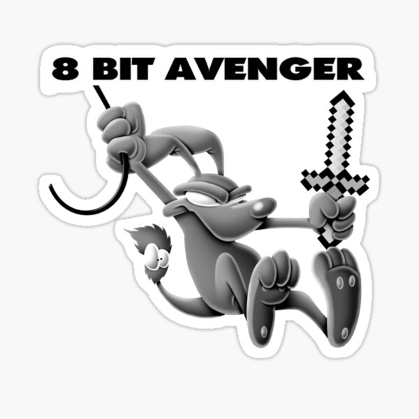 "Comic Style Art T-Shirt8-bit Digital Möppel " Sticker for Sale by ...