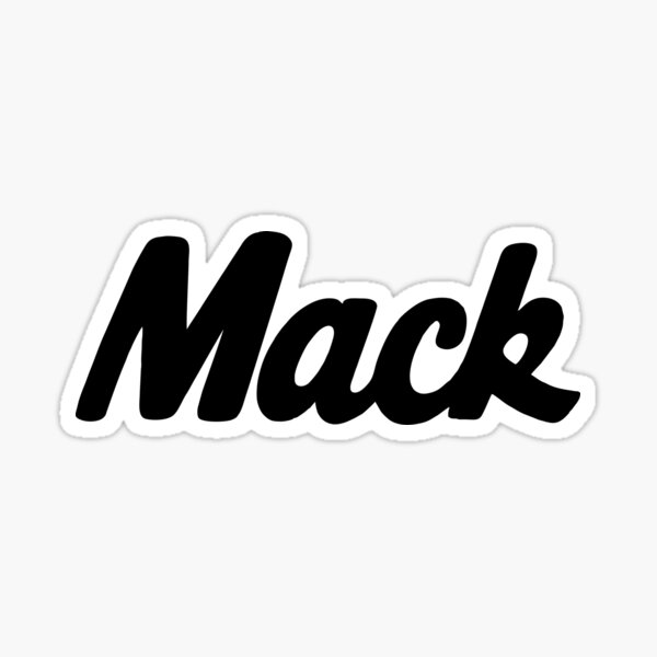 "Mack Truck Mack Logo Truck" Sticker for Sale by vaymonani | Redbubble