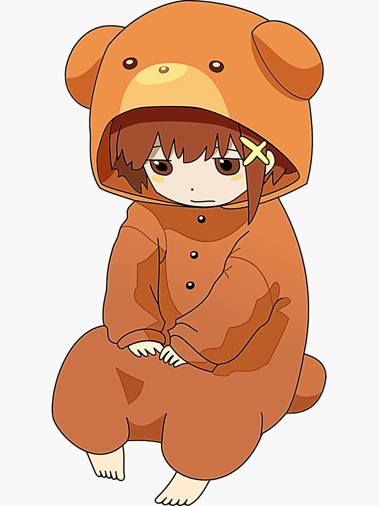 "Serial Experiments Lain Bear Lain" Sticker for Sale by myrnustos ...