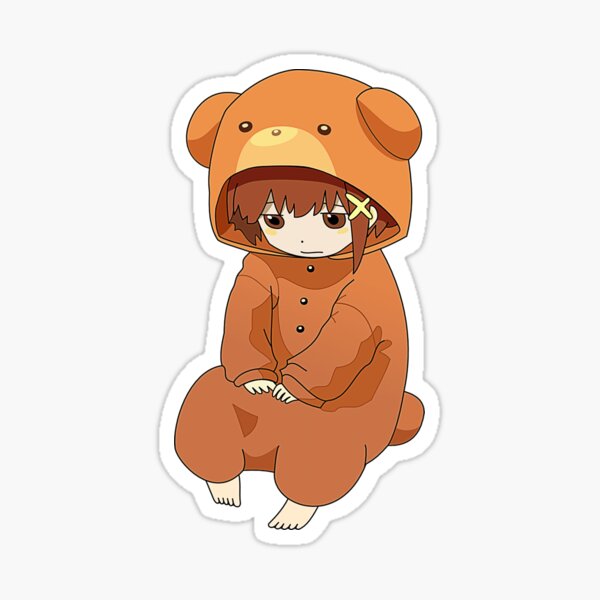 "Serial Experiments Lain Bear Lain" Sticker for Sale by myrnustos ...