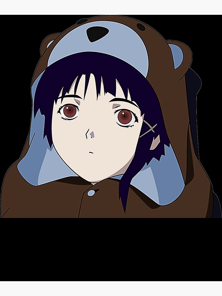 "Serial Experiments Lain Bear Suit Lain" Poster for Sale by myrnustos ...