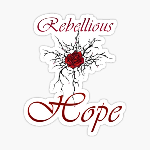"Rebellious Hope " Sticker for Sale by JaMarionJon | Redbubble
