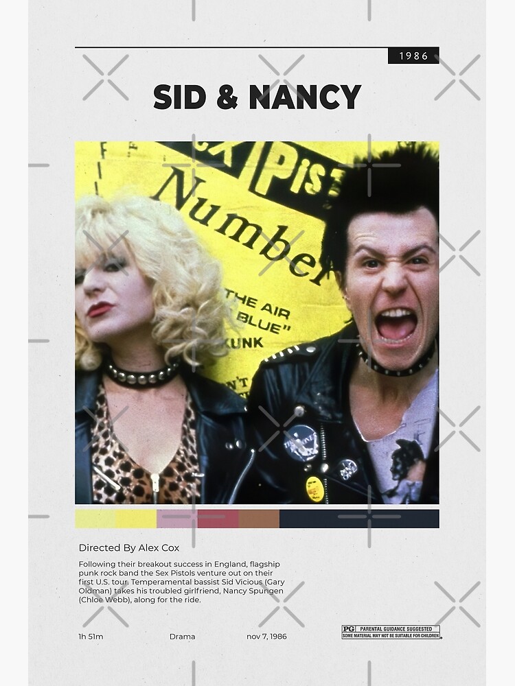 "Sid & Nancy movie poster 1986, drama " Poster for Sale by LifeOnTheStage | Redbubble